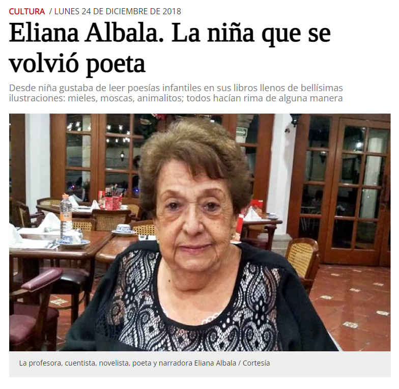 Artículo: La niña que se volvió poeta
